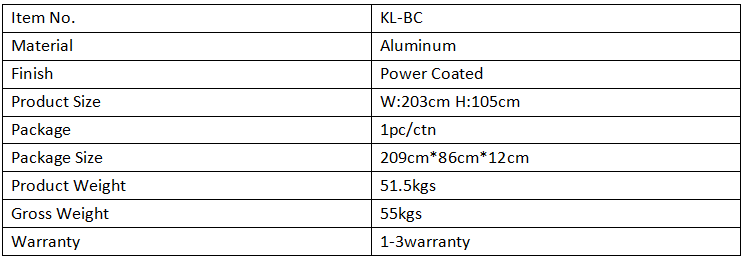 Cast Aluminum Bar Counter Outdoor Rust-Proof Bar Table